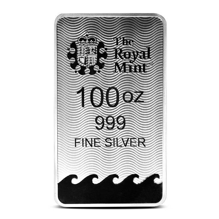 Buy 100 oz British Silver Britannia Bar (New) | BullionMax