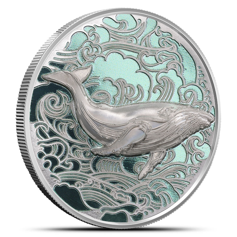 Buy 2025 2 oz Colorized Proof Pitcairn Islands Silver Ocean Wonders ...