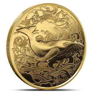 Buy 2025 1 oz Pitcairn Islands Gold Ocean Wonders Whale Coin (BU ...